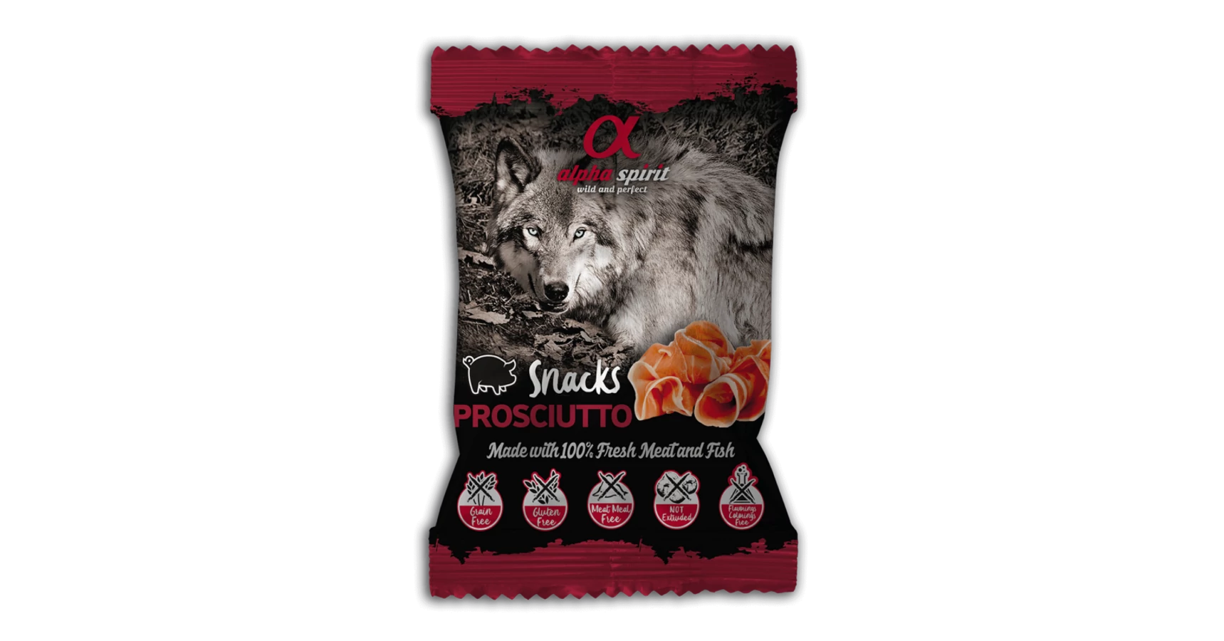 Alpha Spirit Prosciutto Sonkás Snack 50 g - Shibaland